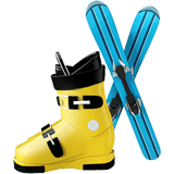 🎿 Emoji Alpine Ski and Ski Boot 🎿🎿🎿