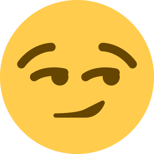 😏 Emoji Smug Face 😏😏😏